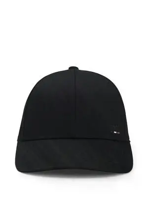 BOSS Appliqué Cotton Cap - Black
