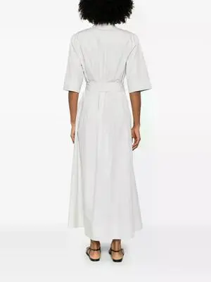 P.a.r.o.s.h Cioccolato Maxi Shirt Dress