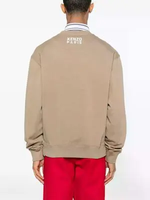 Kenzo Happy Tiger Crewneck Sweatshirt - Brown