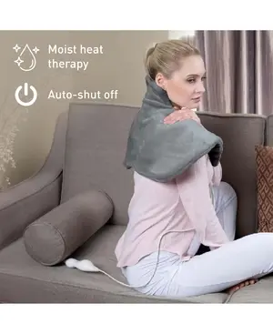 PURSONIC Ultimate Cozy Comfort & Relaxation Bundle – Heated Blanket