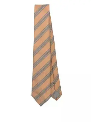 Emporio Armani Emporio Armani Silk Neck Tie Orange