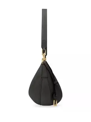 FERRAGAMO Medium Leather Shoulder Bag - Black