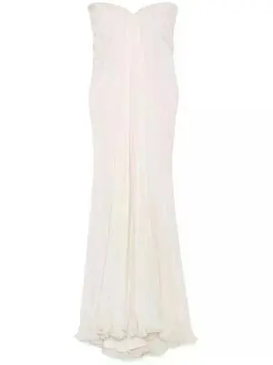 Alexander McQueen Draped Maxi Dress - Pink