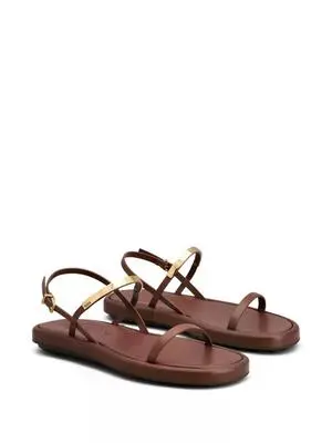 TOD'S Leather Sandals - Brown