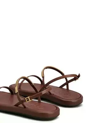 TOD'S Leather Sandals - Brown