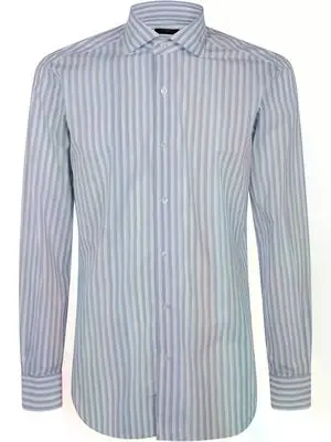 BARBA NAPOLI Striped Shirt - Blue