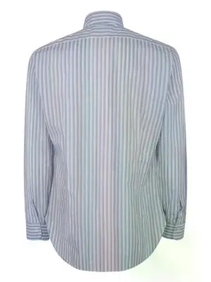 BARBA NAPOLI Striped Shirt - Blue