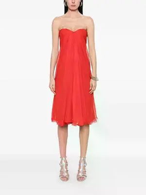 Alexander McQueen Strapless Dress