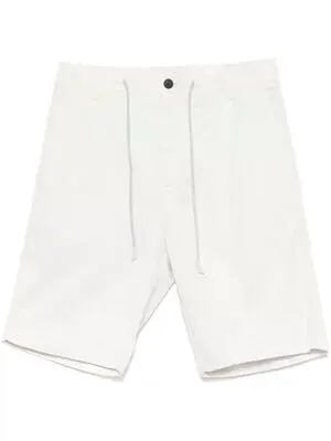 Eleventy Drawstring Bermuda Shorts - White