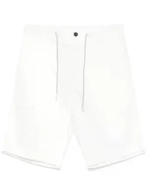 Eleventy Drawstring Bermuda Shorts - White
