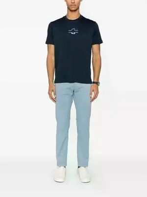 Paul & Shark Embroidered-motif T-shirt