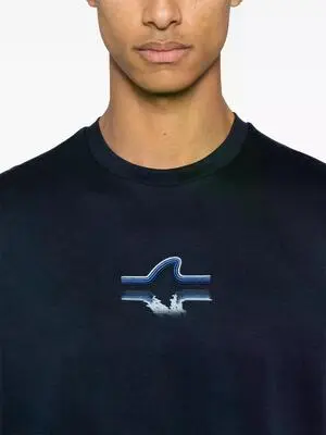 Paul & Shark Embroidered-motif T-shirt