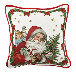 VILLEROY & BOCH Toy's Fantasy Square Pillow: Santa - Multi