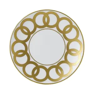 ROYAL CROWN DERBY Riviera Dream Salad Plate - White