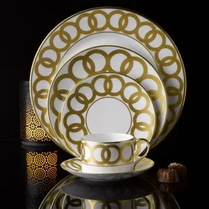 ROYAL CROWN DERBY Riviera Dream Salad Plate