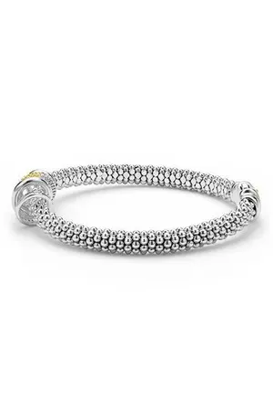 Lagos Caviar Lux Pavé Diamond Rope Bracelet