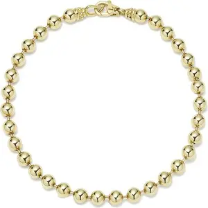 Lagos 18k Anthem 5mm Ball Chain Bracelet - Gold