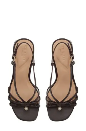 Ted Baker London Eliza Slingback Sandal - Dark Brown