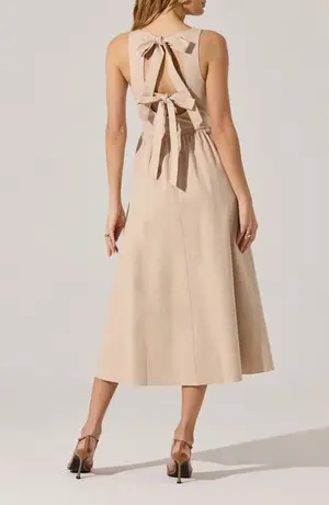 Astr The Label Bow Back A-line Dress