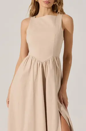 Astr The Label Bow Back A-line Dress