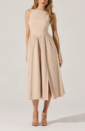 Astr The Label Bow Back A-line Dress