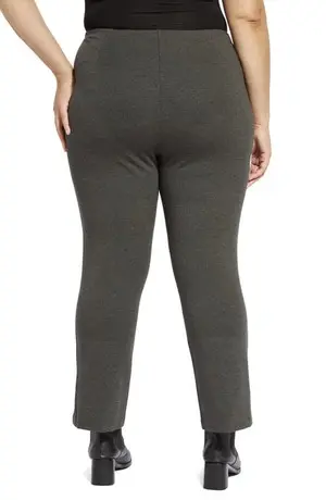 Lyssé Stretch Ponte Ankle Pants - Charcoal