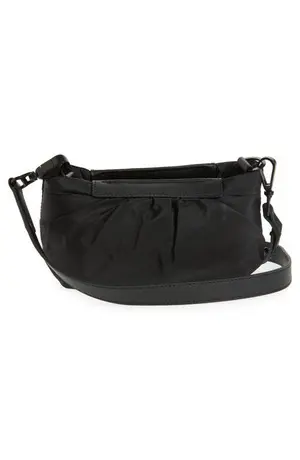 VEECOLLECTIVE Caba Recycled Polyester Clutch - Black