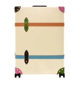 GLOBE-TROTTER X Golf Le Fleur* Large 4-wheel Suitcase - Ivory