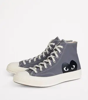 Play Comme Des Garcon X Converse Chuck 70 High Top Sneakers