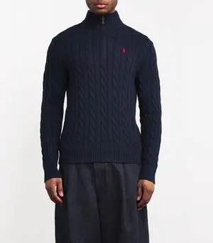 Polo Ralph Lauren Cotton Cable-knit Sweater - Blue