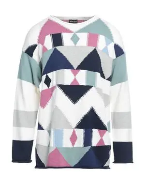 Giorgio Armani Geometric-print Sweater - Off White