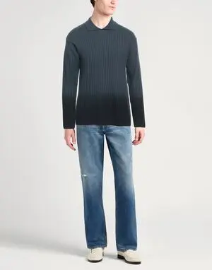 Giorgio Armani Virgin Wool Tie-dyed Sweater - Blue