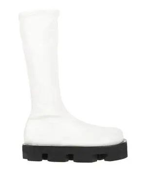 JIL SANDER Leather Boot - White