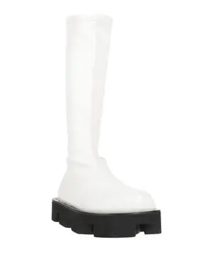 JIL SANDER Leather Boot - White
