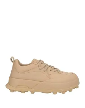 JIL SANDER Leather Chunky Sneakers - Beige