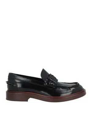 TOD'S Leather Loafers - Black