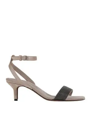 Brunello Cucinelli Slingback Sandals - Grey