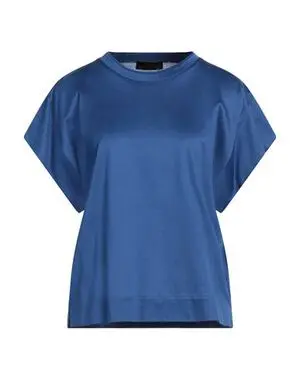 MOORER MOORER Cotton Jersey T-Shirt Blue