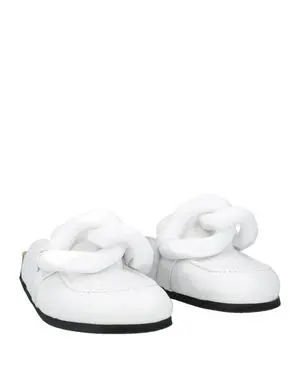 JW Anderson Leather Clogs - White