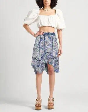 Isabel Marant Étoile Multicolor Chiffon Mini Skirt