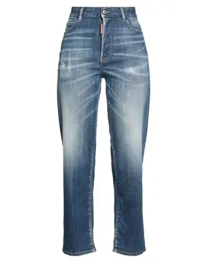 Dsquared2 High Waisted Straight Leg Jeans