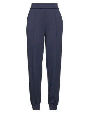 Emporio Armani Track Pants In Polyester, Viscose, And Elastane - Navy