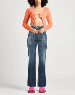 Dsquared2 Straight-leg Jeans With Brand Logo - Blue