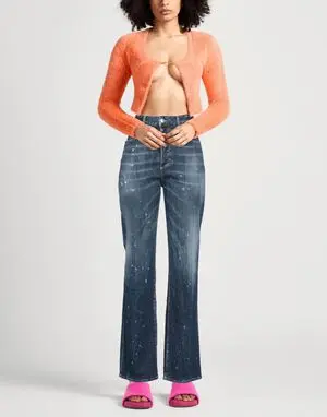 Dsquared2 Straight-leg Jeans With Brand Logo - Blue