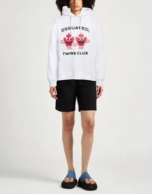 Dsquared2 Cotton French Terry Sweatshirt - White