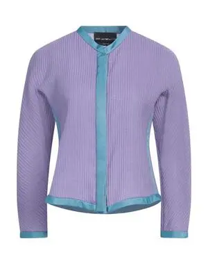 Emporio Armani Seersucker Two-tone Shirt - Lilac