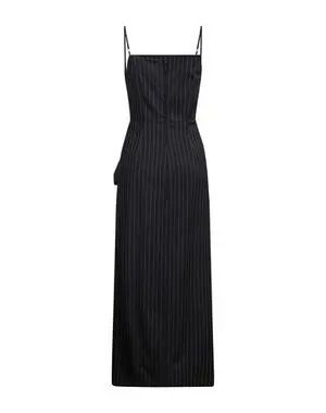 MSGM Virgin Wool Elastane Midi Dress