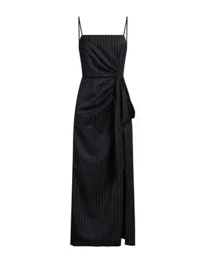 MSGM Virgin Wool Elastane Midi Dress