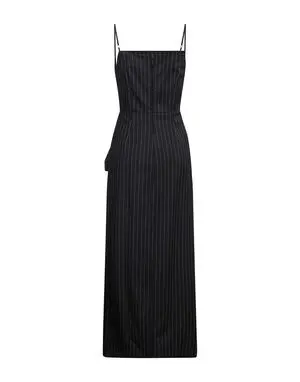 MSGM Virgin Wool Elastane Midi Dress
