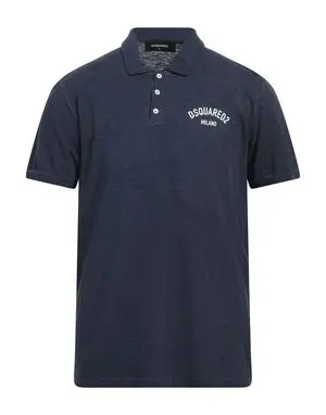 Dsquared2 Polo Shirt Size Cotton, Viscose - Navy